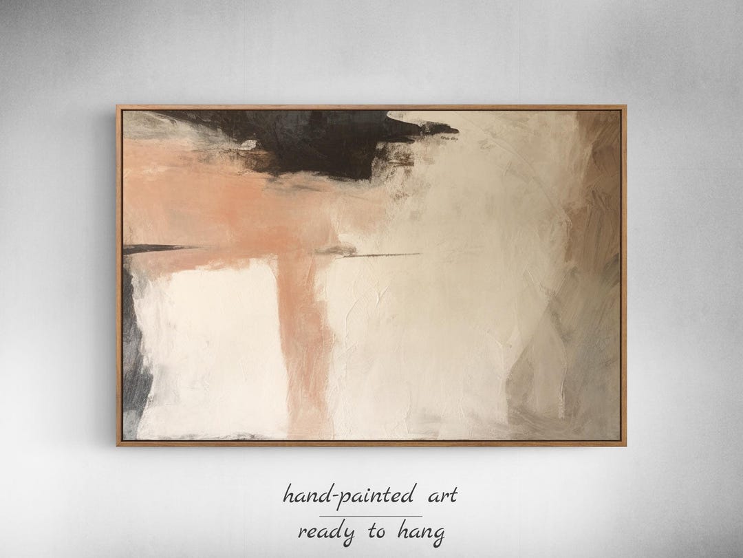 Extra Large Earth Tone Abstract Painting Original Art for Sale Neutral ...