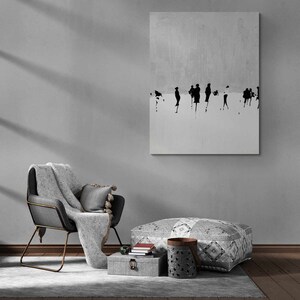 Abstract Art People | Minimalist Painting Modern Art | Modern Wall Art ...