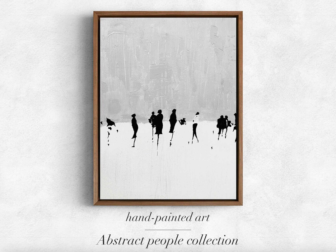 Abstract Art People Minimalist Painting Modern Art Modern Wall Art ...