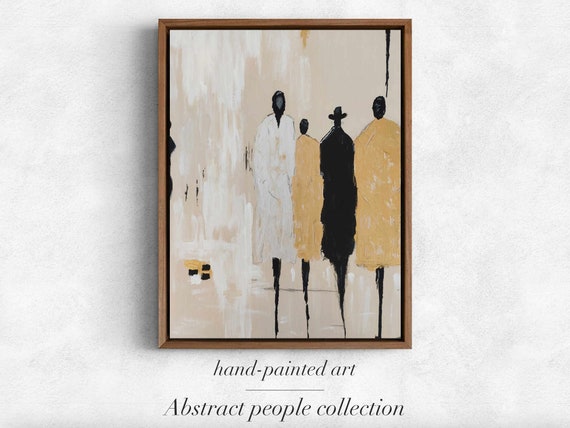 People Painted On Canvas