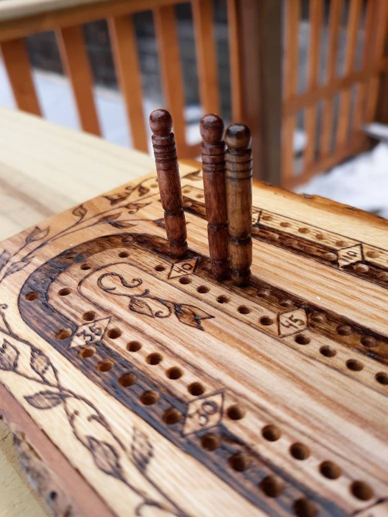 Handmade Wood Cribbage Pegs - Etsy