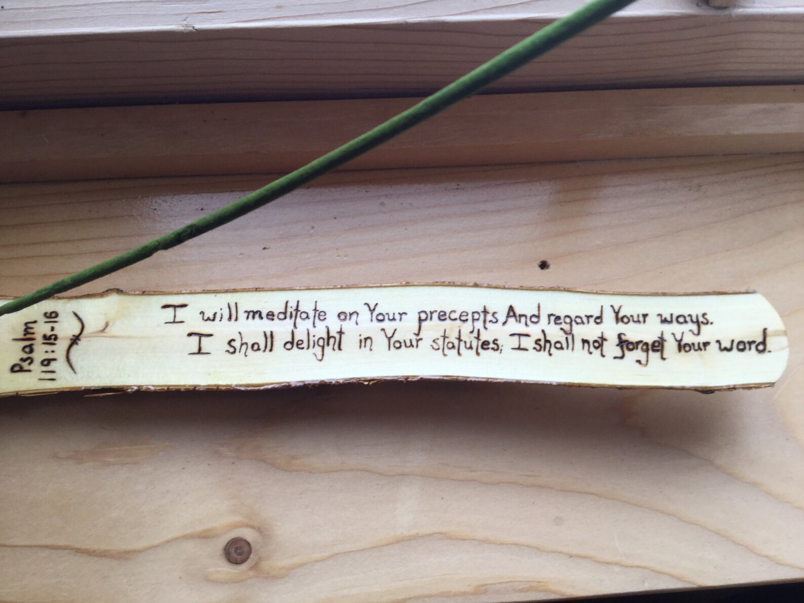 Customized Live Edge Birch Incense Holder - Etsy