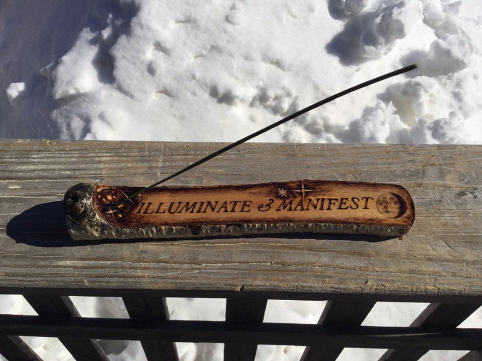 Customized Live Edge Birch Incense Holder - Etsy