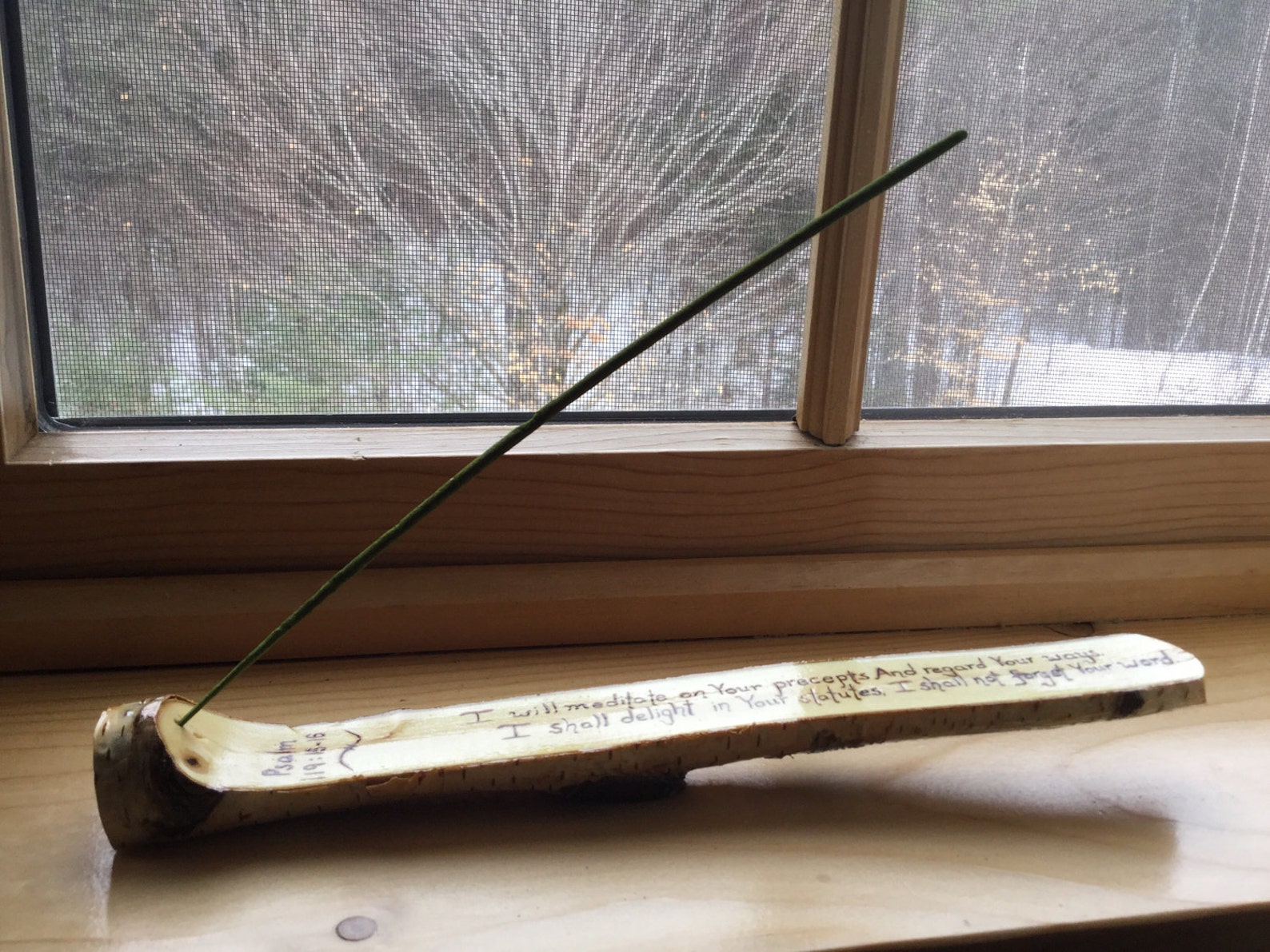 Customized Live Edge Birch Incense Holder - Etsy