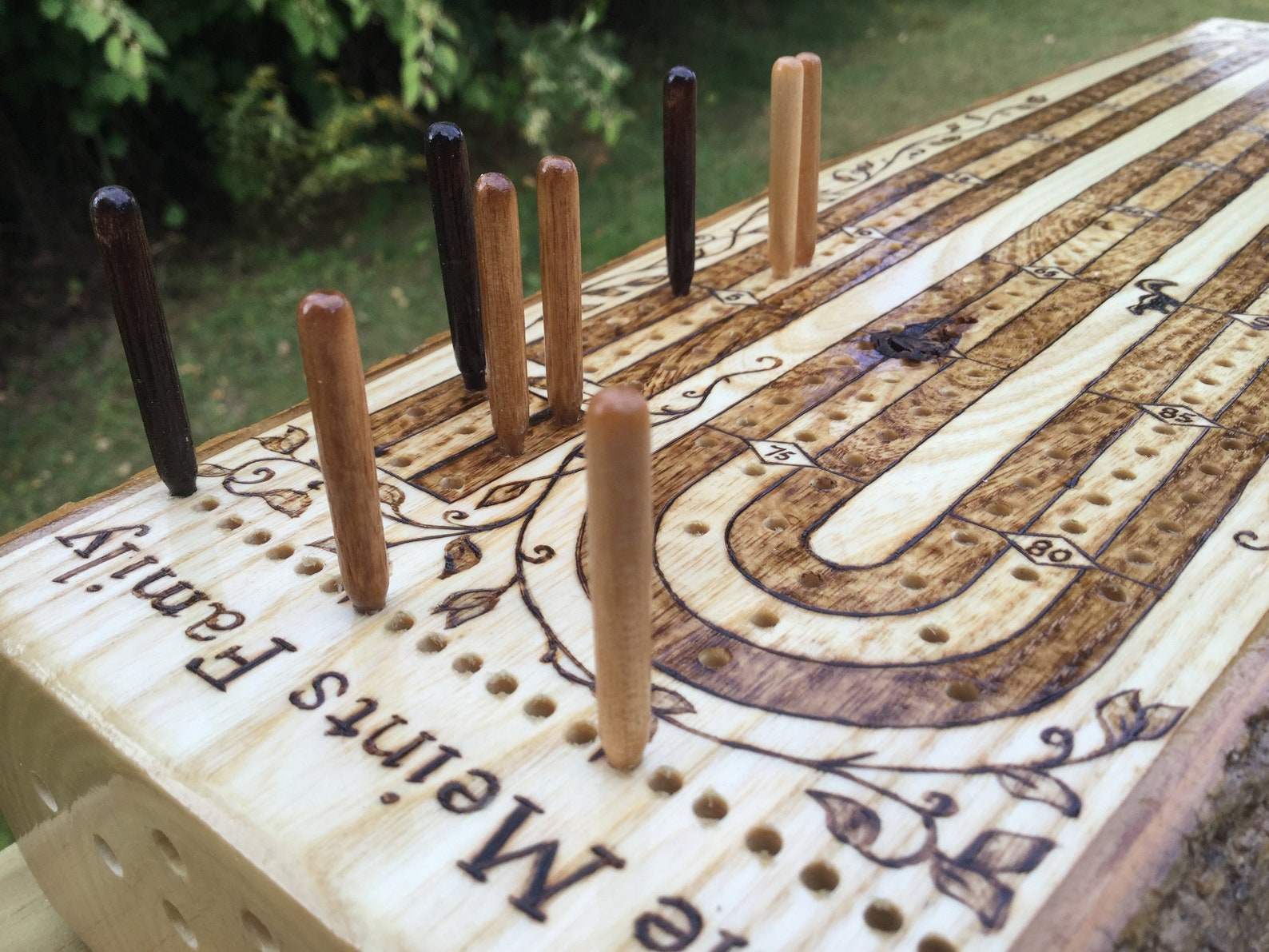 Handmade Wood Cribbage Pegs - Etsy
