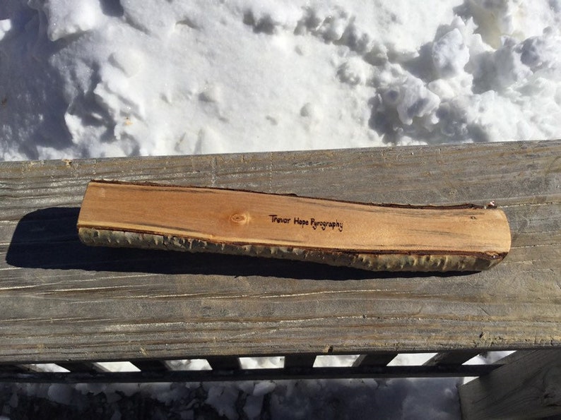 Customized Live Edge Birch Incense Holder | Etsy