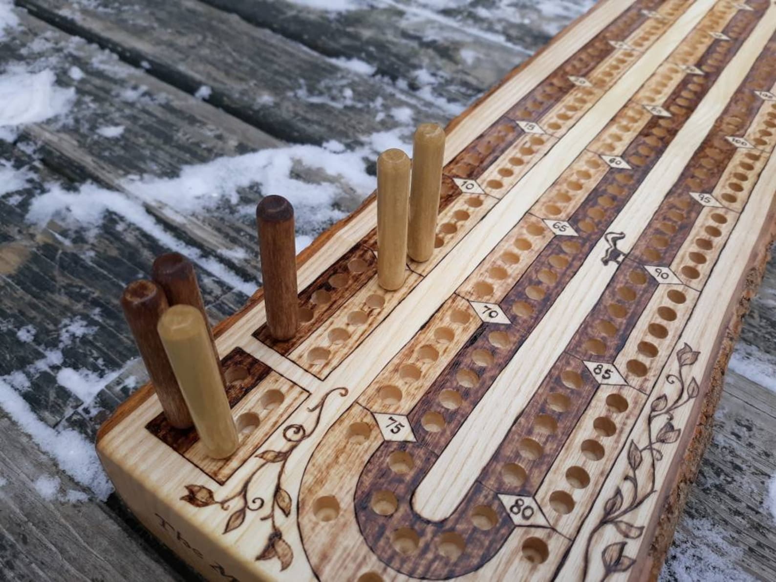 Handmade Wood Cribbage Pegs - Etsy Canada