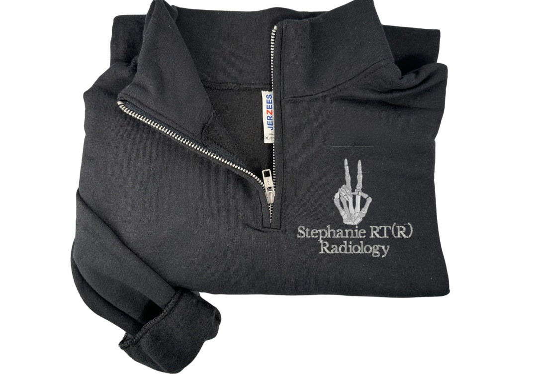 Custom Embroidered Radiology Quarter Zip, Rach Tech Jacket, Radiology ...