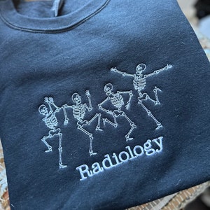 Custom Embroidered Radiology Sweatshirt Rad Tech Jacket, Radiology ...