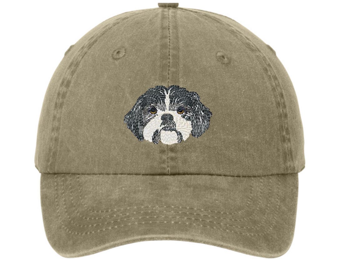 Embroidered Shih Tzu Dog Hat - Shih Tzu Cap - Shih Tzu - Embroidered ...