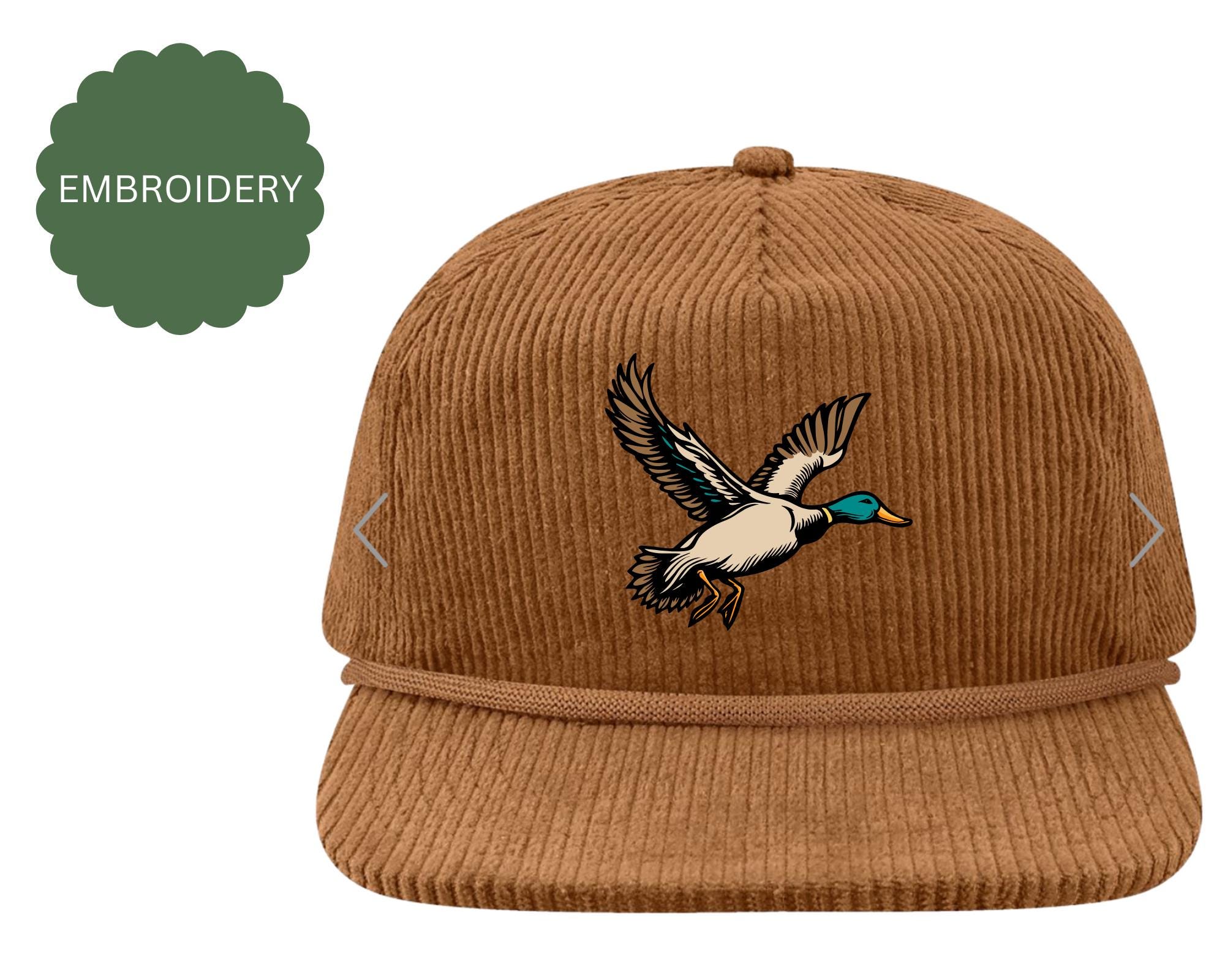 Embroidered Duck Hunting Hat - Mallard Duck Hat - Dad Hunting Hat ...