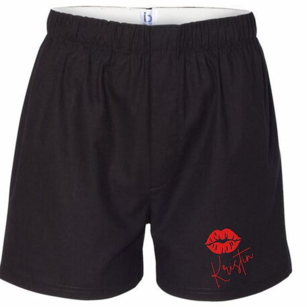 Embroidered Boxers - Etsy