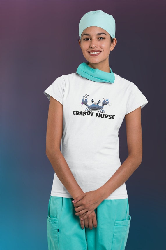 Crabby Nurse Funny Nurse Silly Nurse Scary Nurse - Etsy