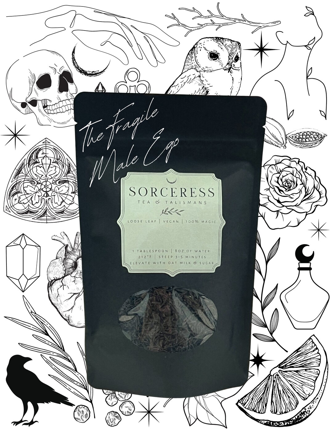 Ceylon Black Tea the Fragile Male Ego Loose Tea - Etsy