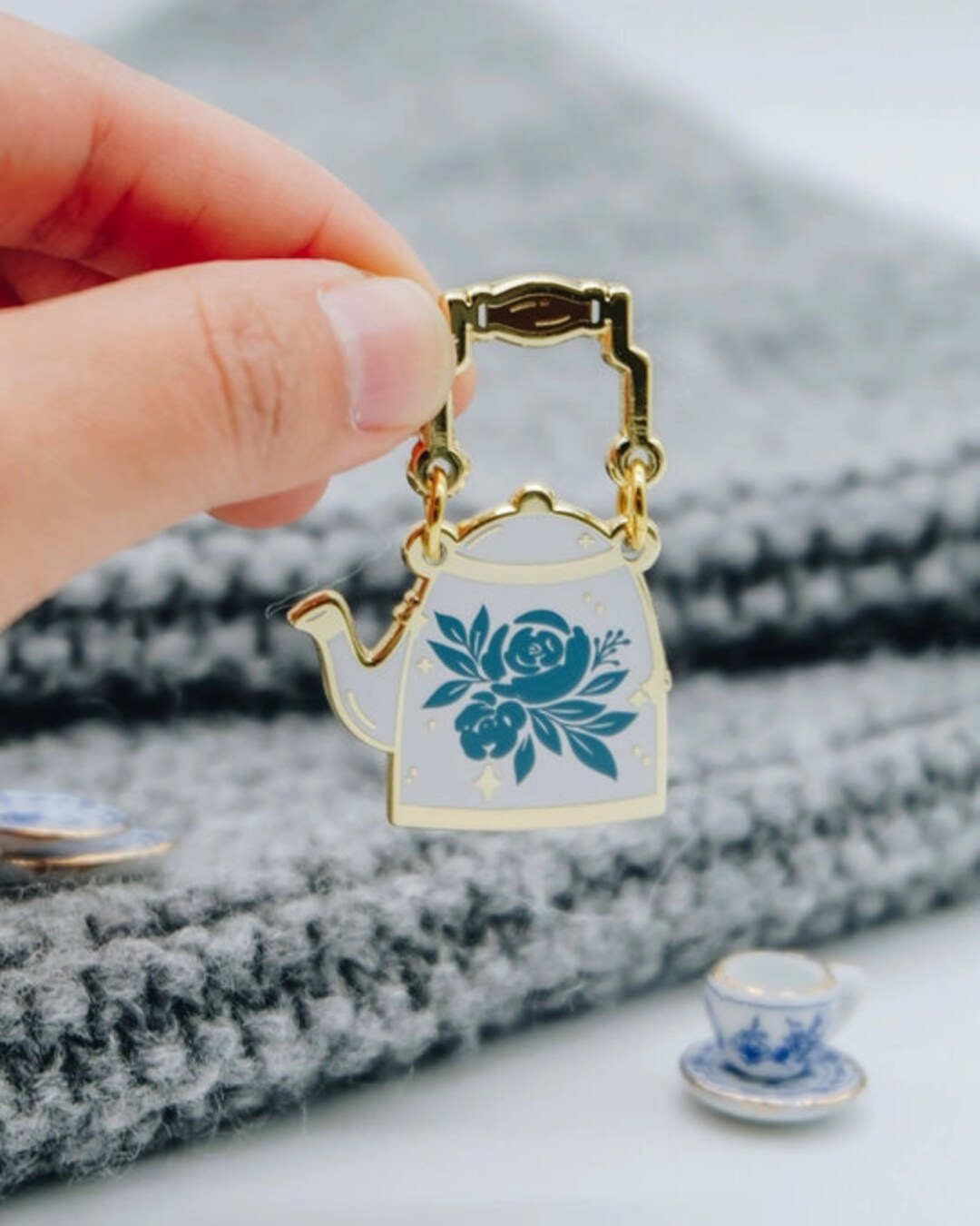 Teapot Enamel Pin - Gifts, Autumn, Hostess, Holiday, Tea - Etsy