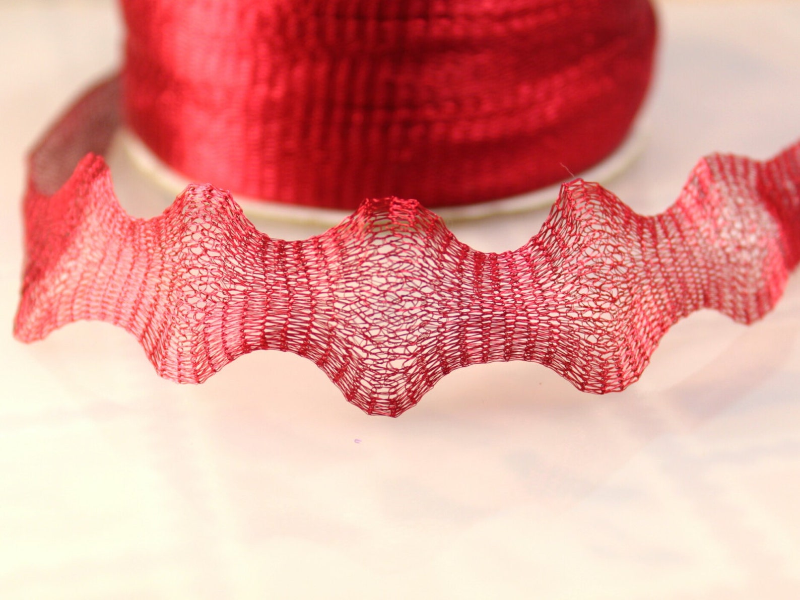 1-10 Meter Wire Mesh 12mm Crafting Material, Tubular Mesh Ribbon Mesh ...