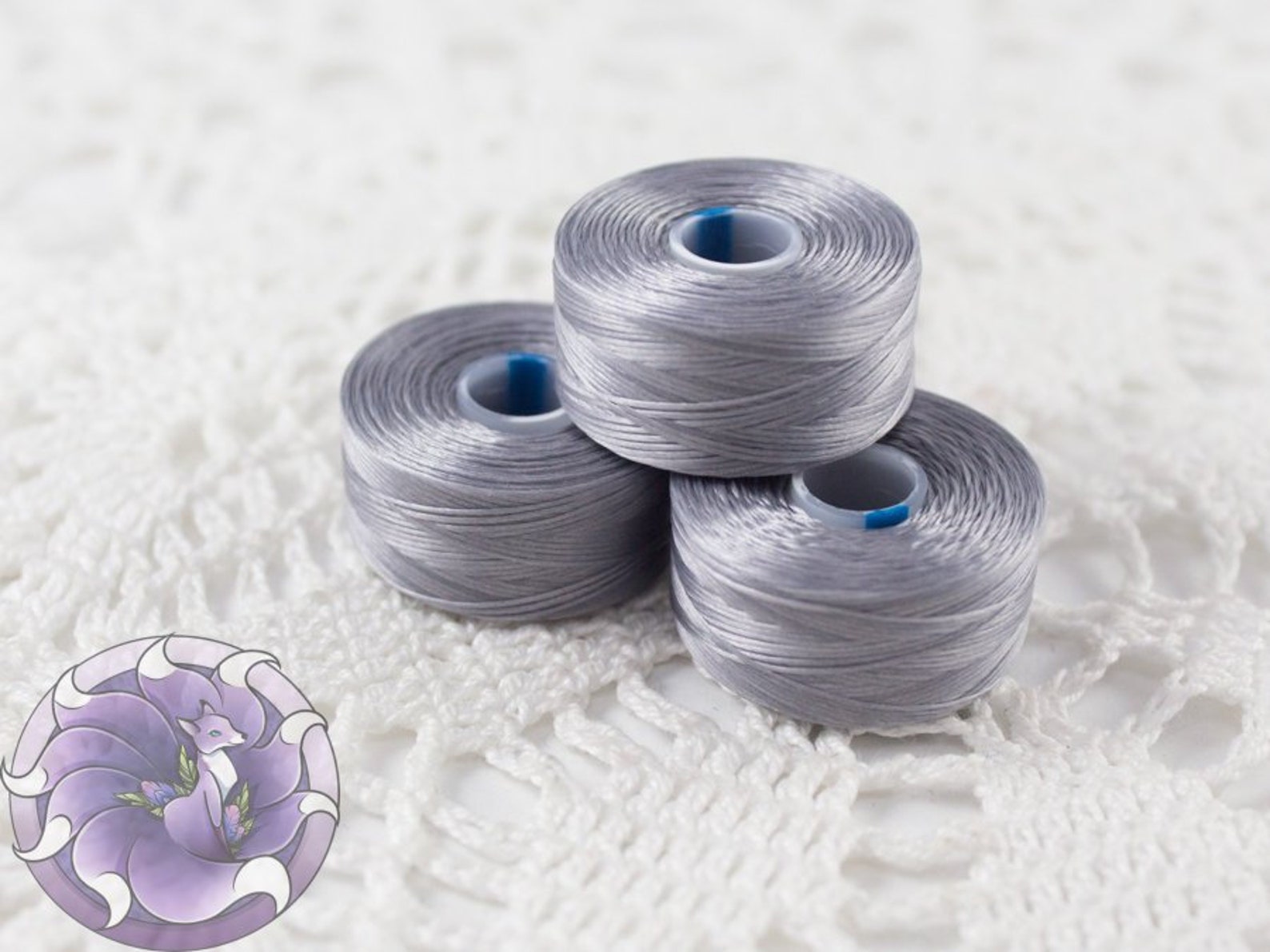 Grey Nylon 15/0 C-lon Beading Thread Size AA for 11/0 Thread 75 Yards ...