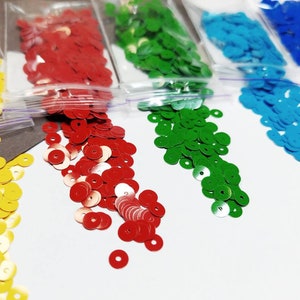 10g Ukrainian Loose Flat Sequins 4-5 Mm for Embroidery Flat Sequins ...