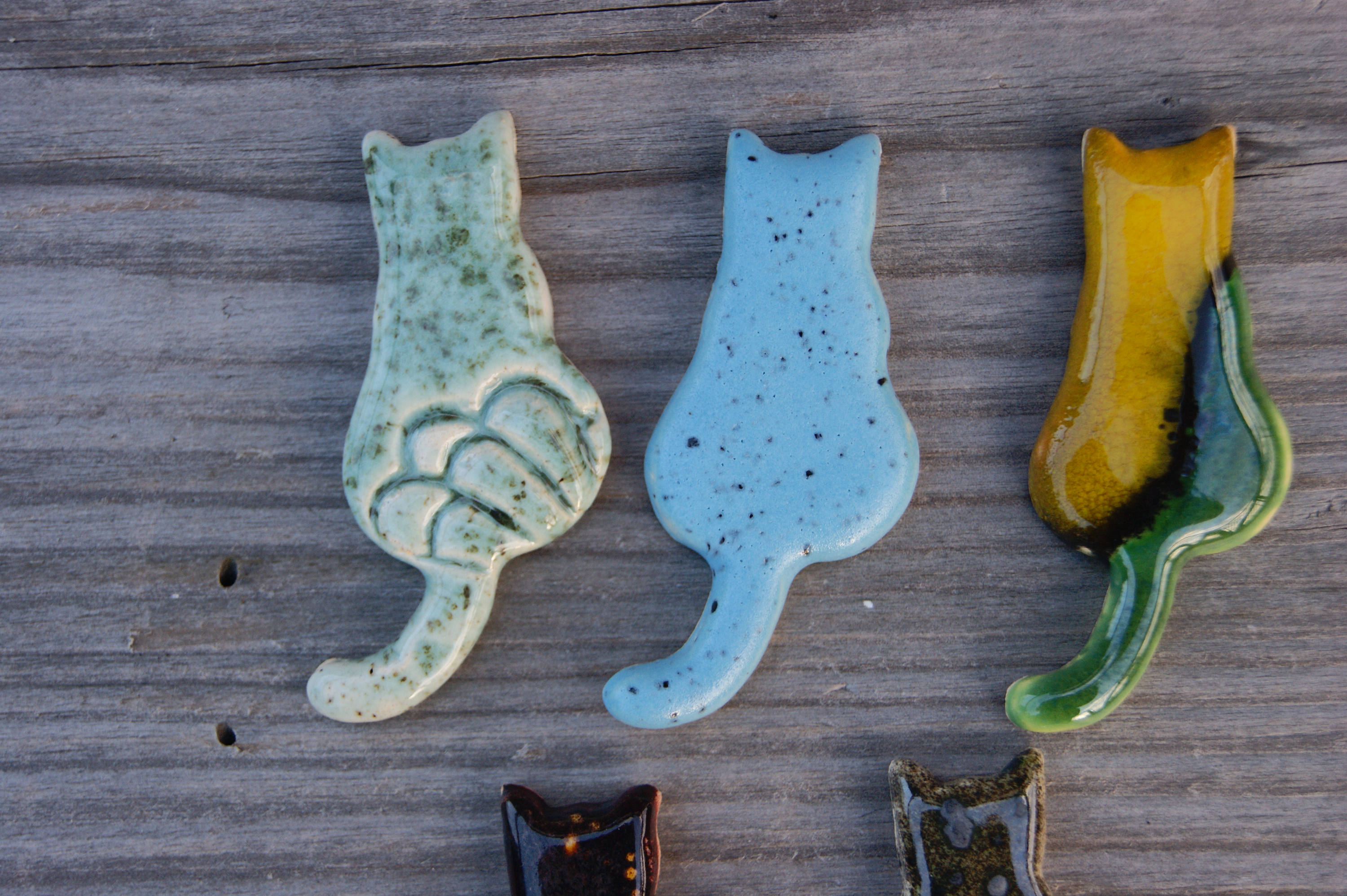 Cute cat brooch Ceramic kittens ceramic brooch cat pin cat | Etsy