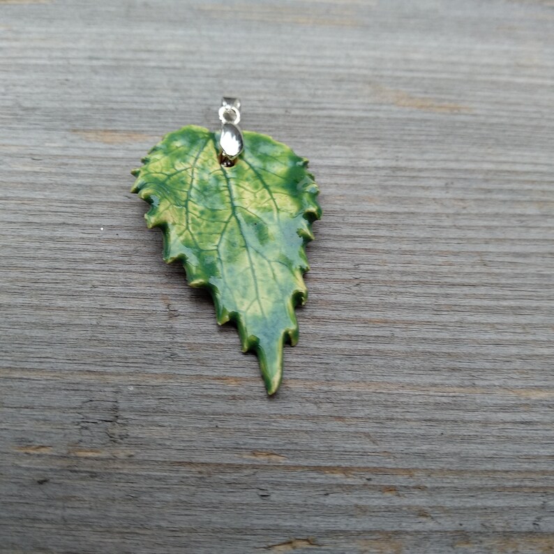 Ceramic Small Green Leaf Pendant, Ceramic Pendant, Ethnic Pendant ...