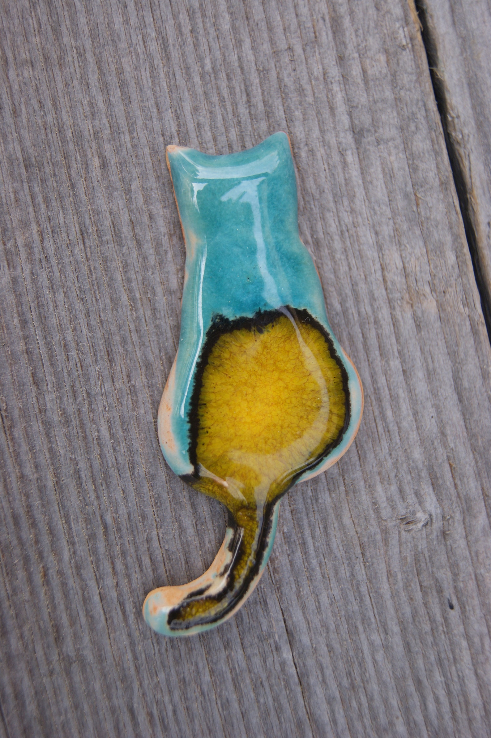 Cute cat brooch Ceramic kittens ceramic brooch cat pin cat | Etsy