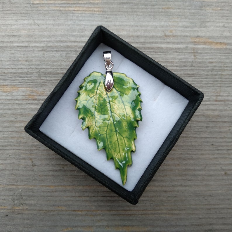 Ceramic Small Green Leaf Pendant, Ceramic Pendant, Ethnic Pendant ...
