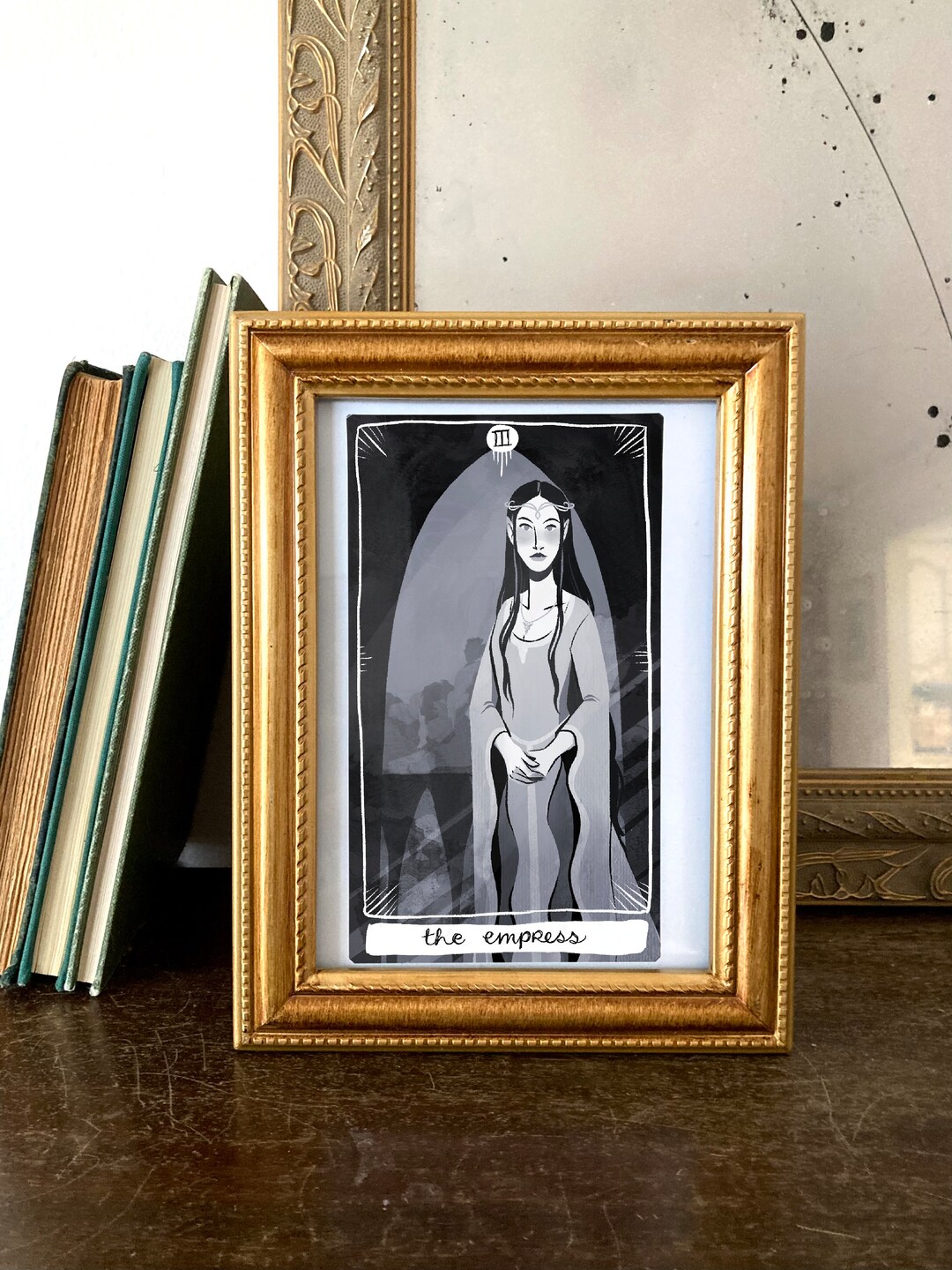 The Empress LOTR Tarot Print Arwen Elf Major Arcana Tarot Deck Lord of ...