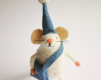 Needle Felted Mouse Figurine Felt Mice Gift for Him Felt | Etsy