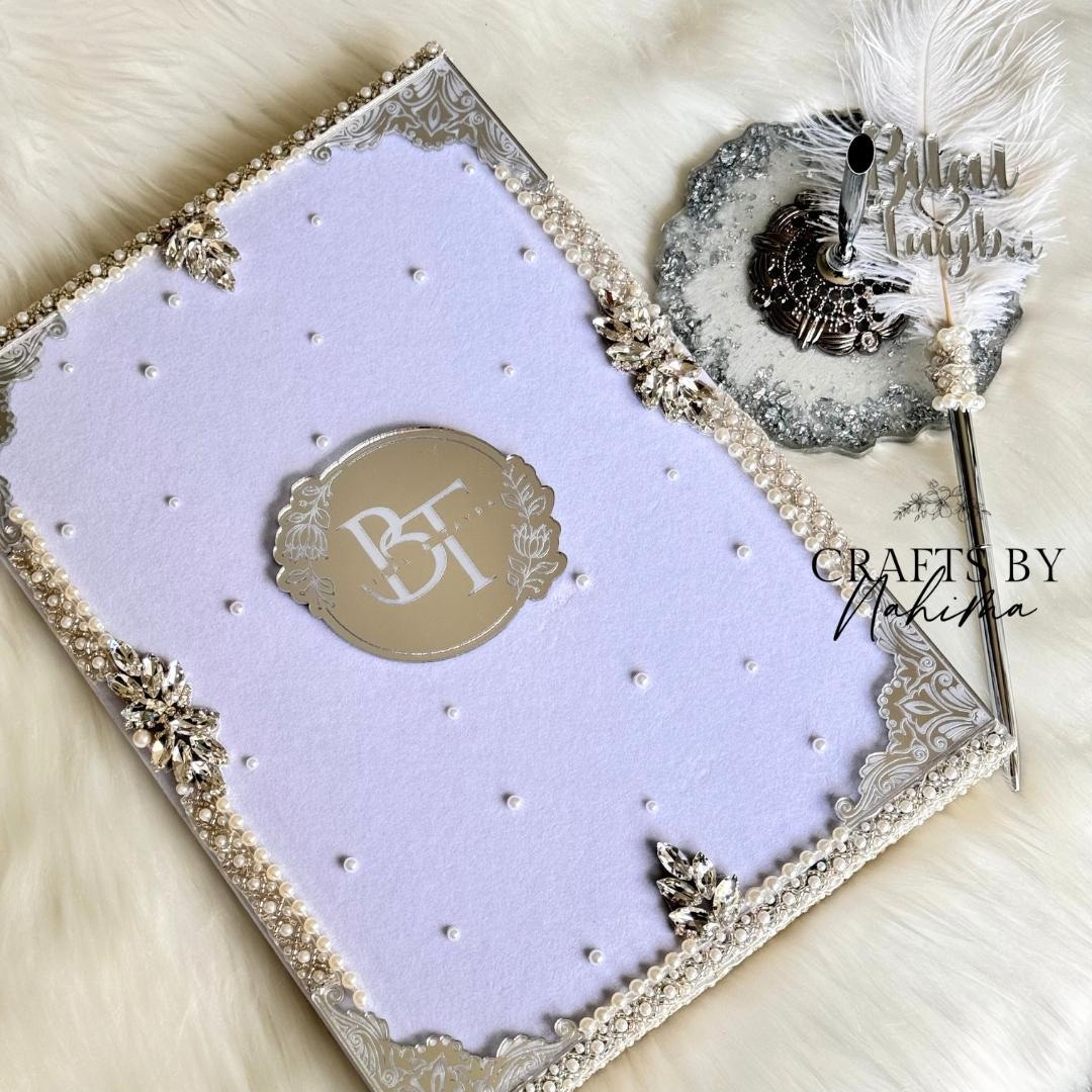 Handmade Nikkah Certificate Folder: Luxury Velvet, Laser-cut Design - Etsy