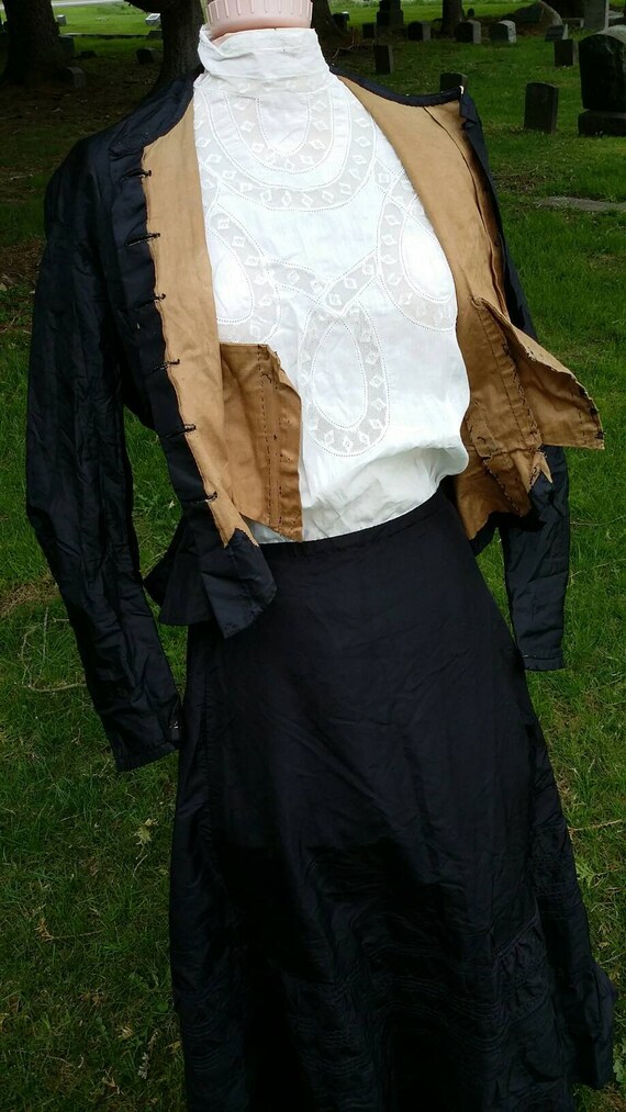 Turn of the Century Black Mourning Suit - Gem
