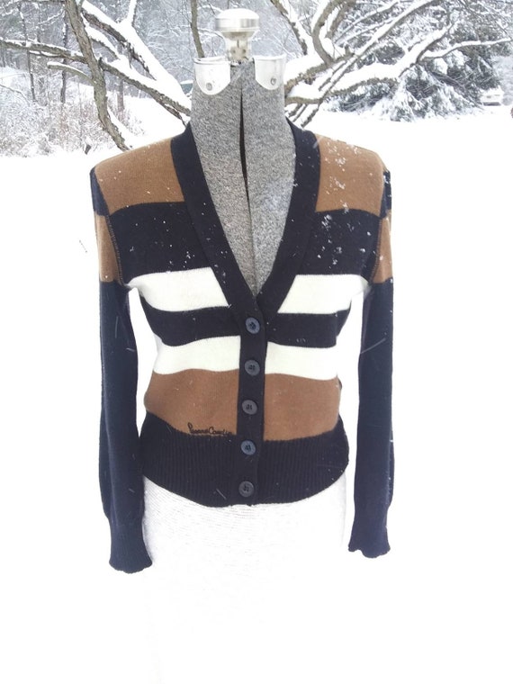 Pierre Cardin Signed Cardigan Sweater | Etsy