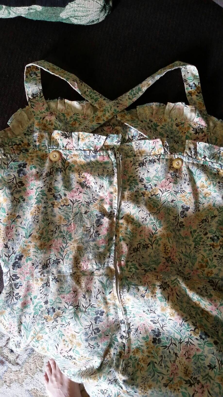 Mid Century Pastel Calico Sundress - Etsy