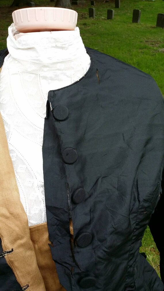 Turn of the Century Black Mourning Suit - Gem
