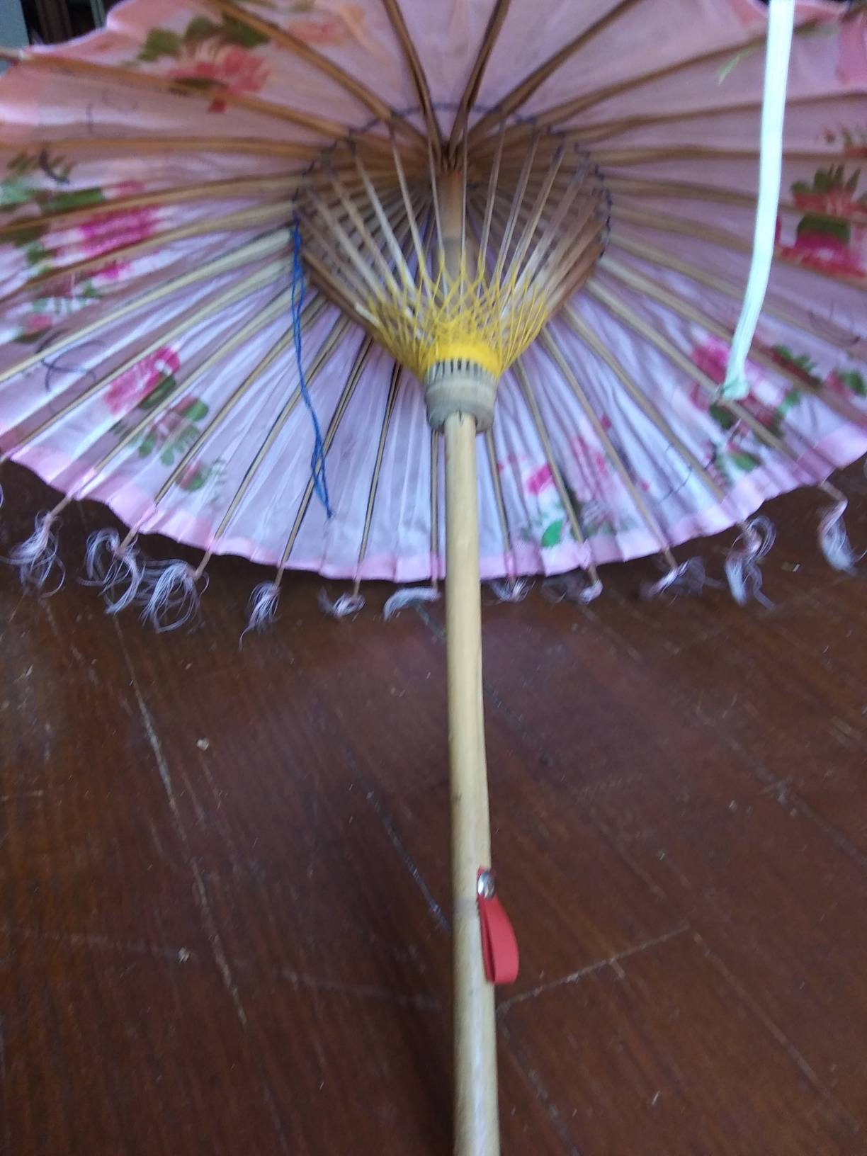 Antique Child Sized Hand Painted Silk Parasol - Etsy