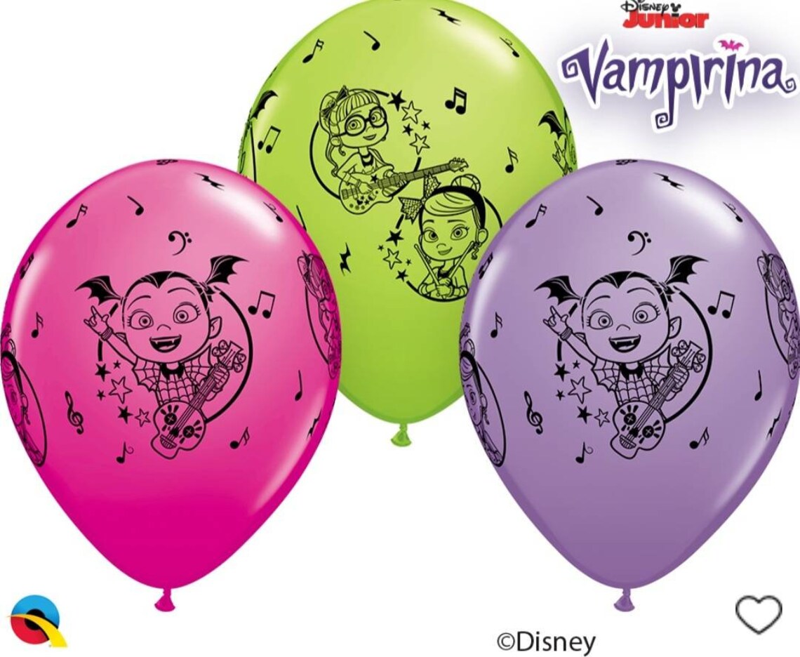 11 Vampirina Latex Balloon 6 Count - Etsy