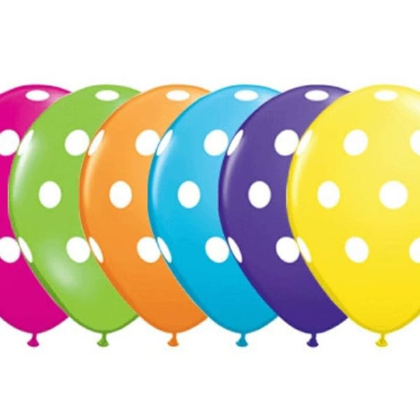 Polka Dot Balloons - Etsy