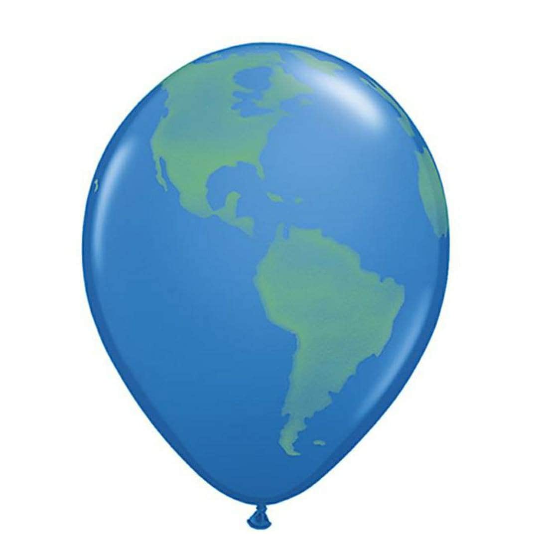 16 Latex Globe World Balloons 6 Count - Etsy