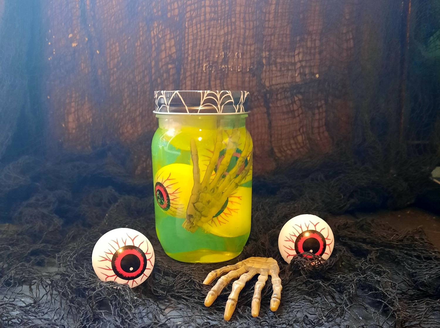 Halloween Eyeballs In A Jar