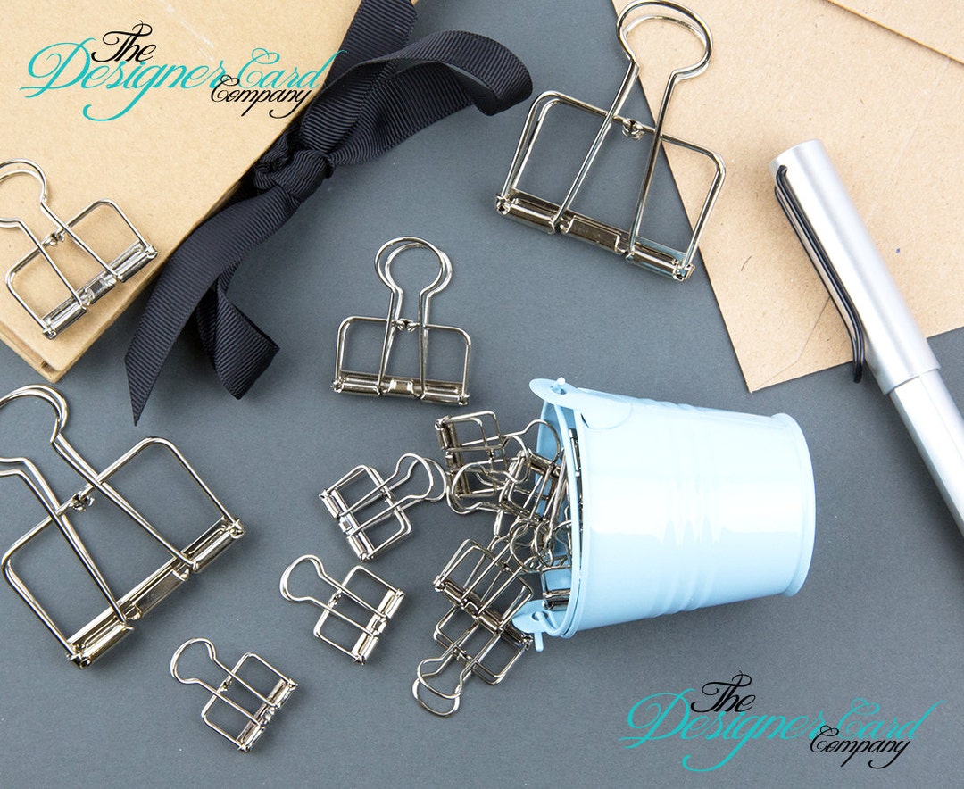 Silver Wire Bulldog Clip | Paper Clip | Planner Clip | Wire Clip ...