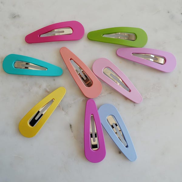 Snap Hair Clips - Etsy