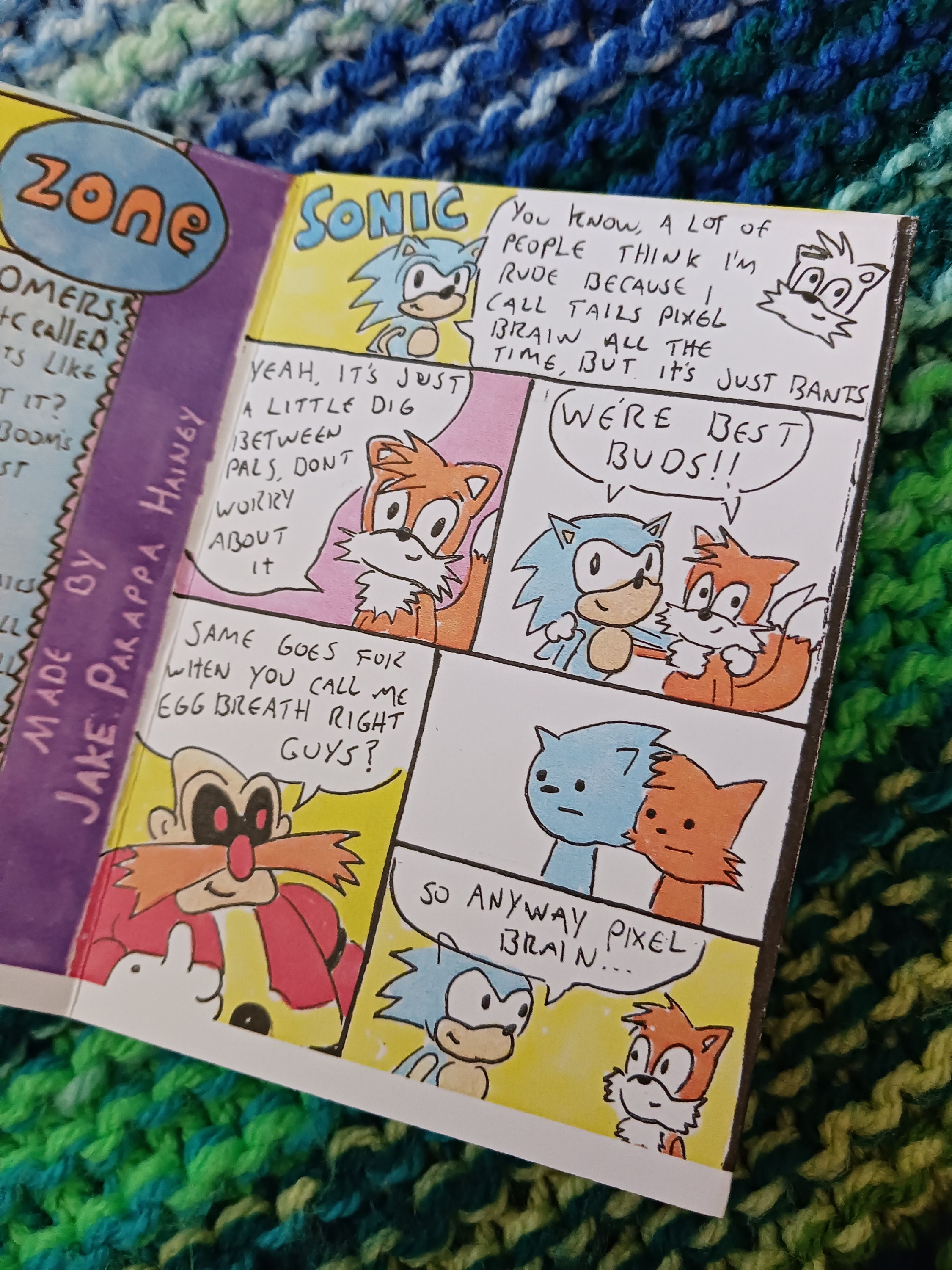 Sonic the Mini Comic Mini Zine - Etsy