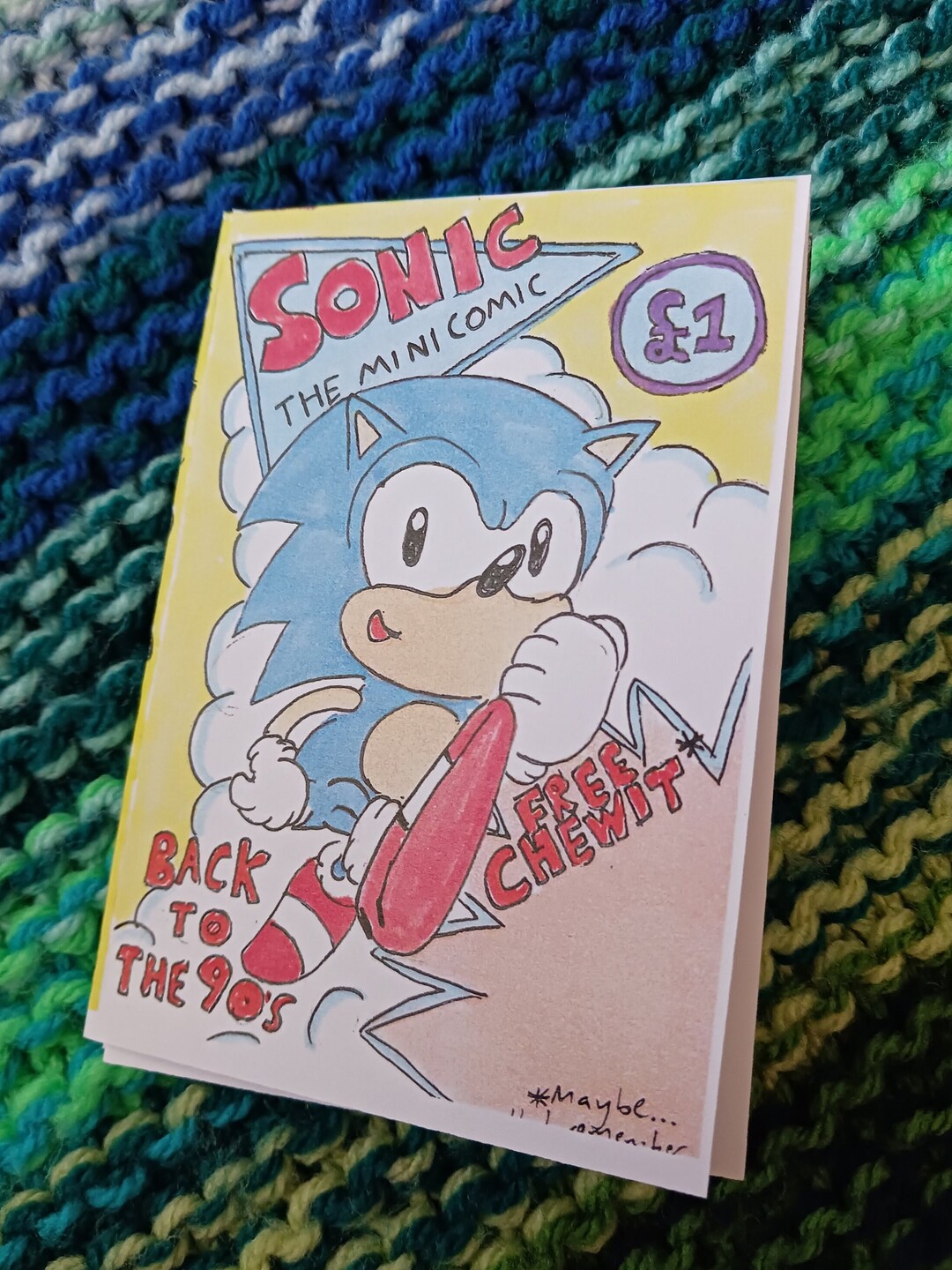 Sonic the Mini Comic Mini Zine - Etsy