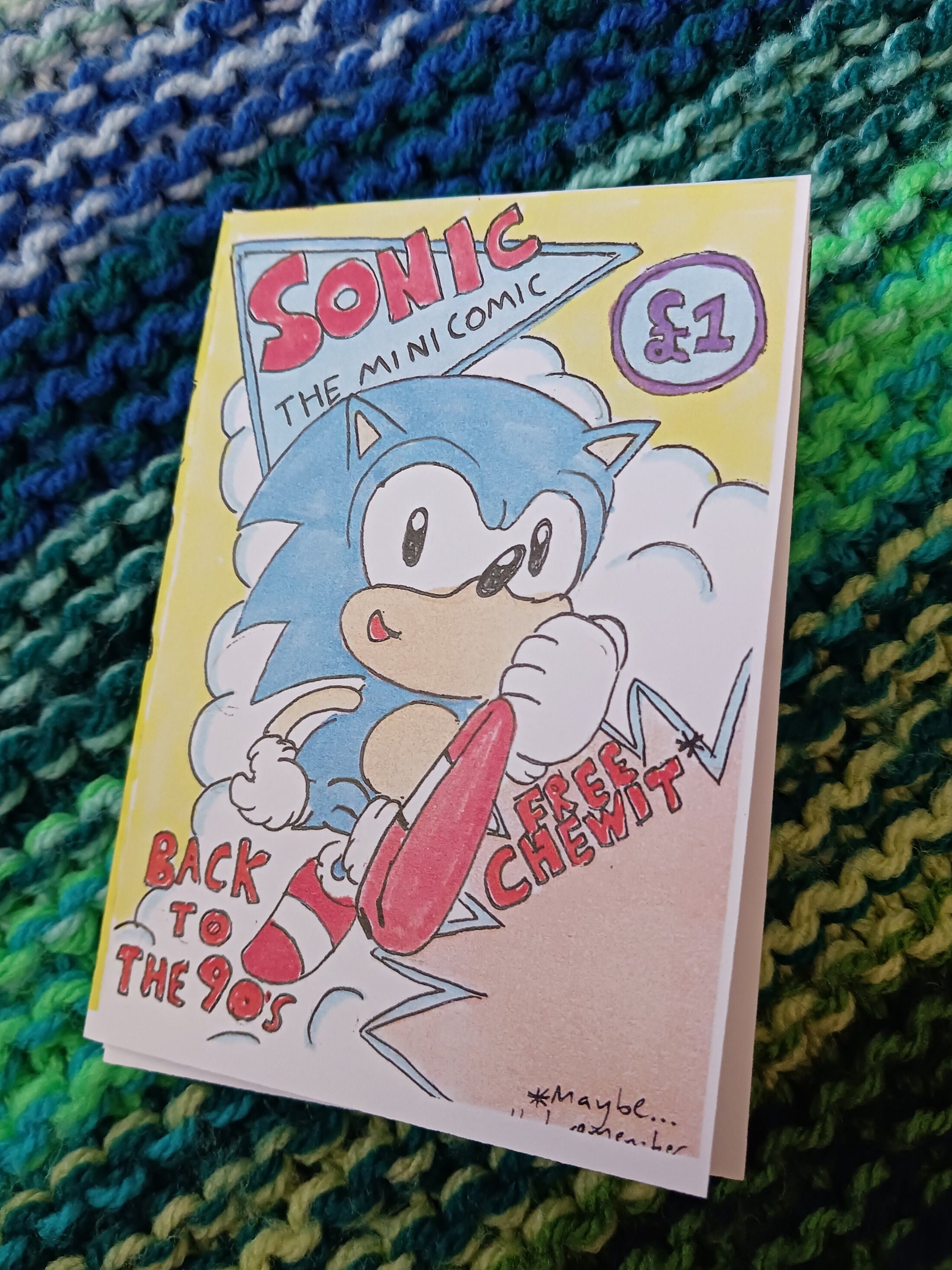 Sonic the Mini Comic Mini Zine - Etsy