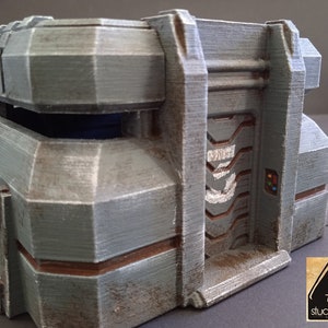 3D Printed Sci-fi Checkpoint Scenery Terrain for War Games 28mm/32mm ...