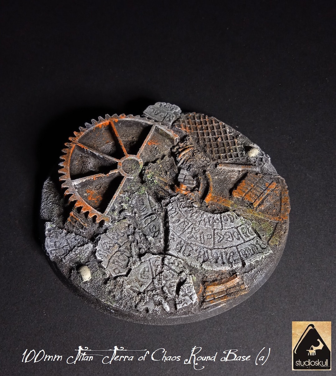 100mm Round Resin Base Terrain Scenery Chaos Terra of Titans (A) - Etsy
