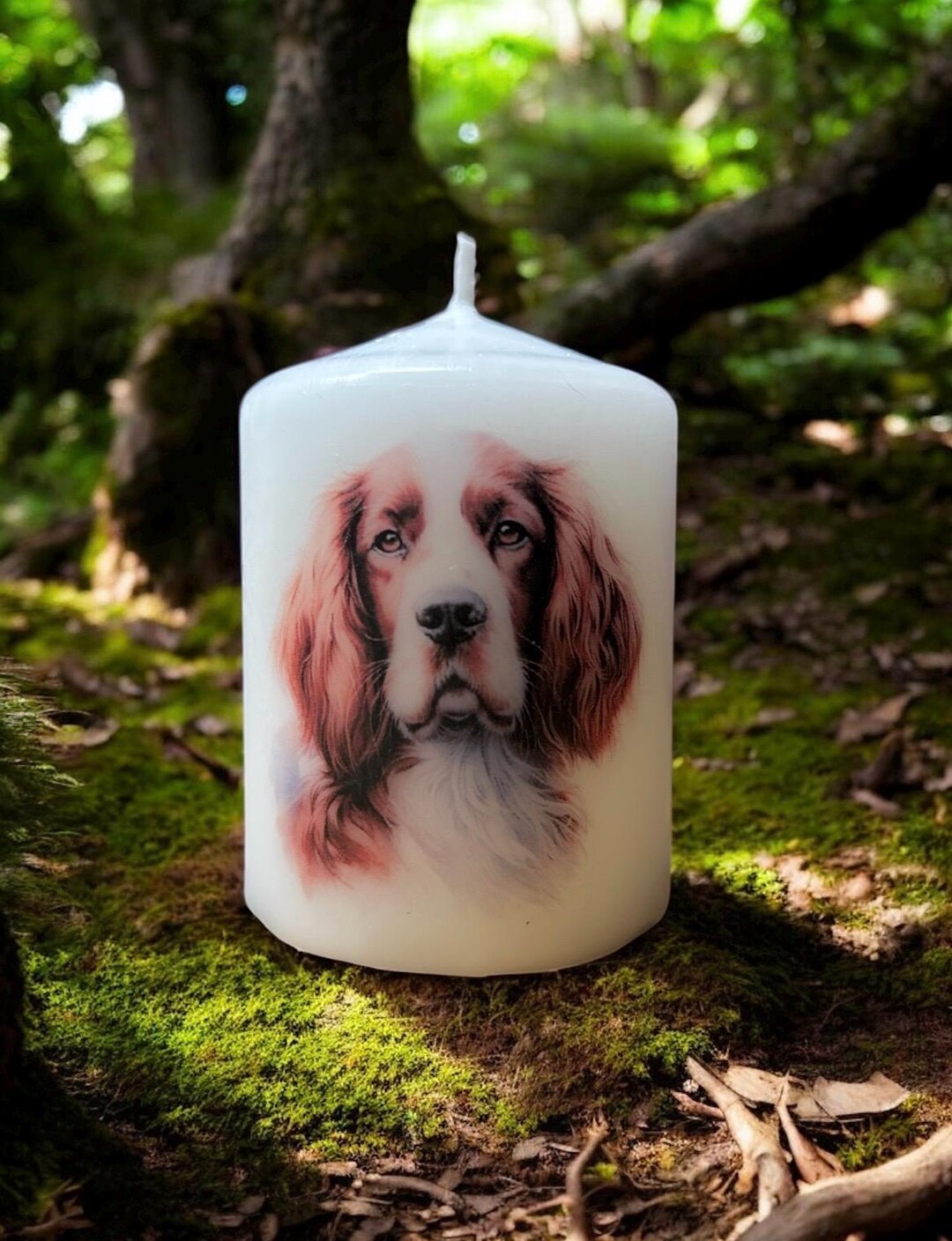 Irish Setter Dog Candle, Unscented Home Decor - Etsy