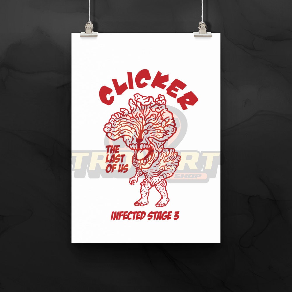 The Last of Us Inspired Svg Png. Last of Us Clicker Inspired Design ...