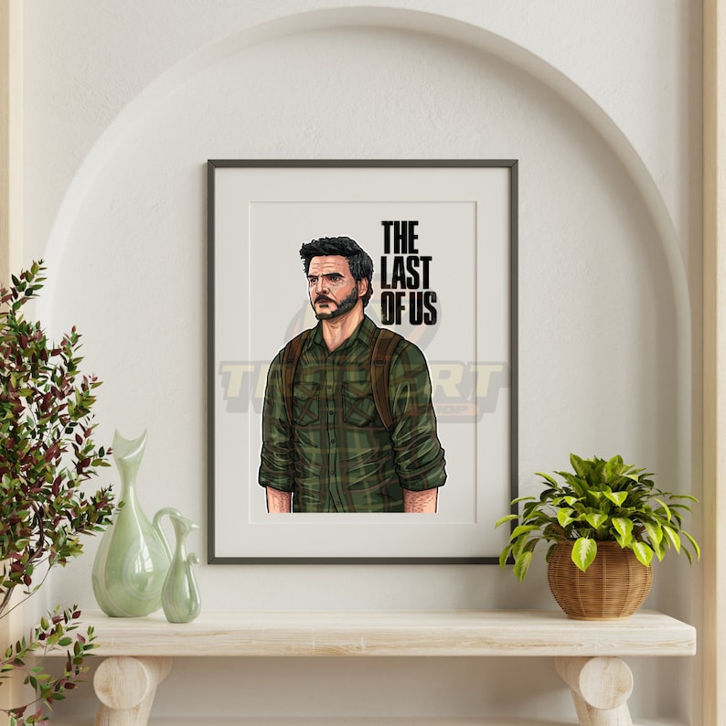 Joel the Last of Us Inspired Psd Png. Last of Us Joel Inspired Design ...