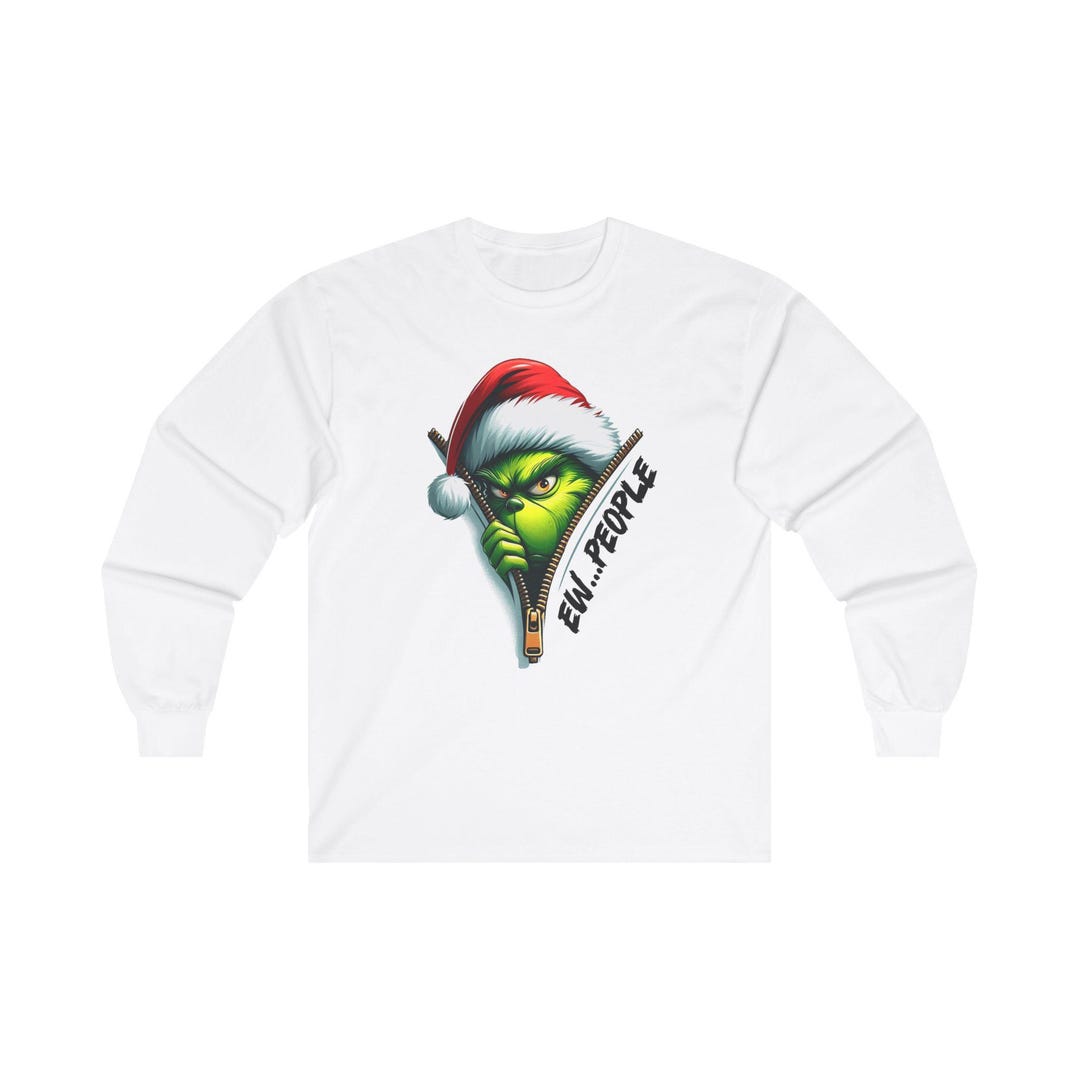 Grinch Ewww People Grinchmas, Christmas T-shirt, Funny Tees - Etsy