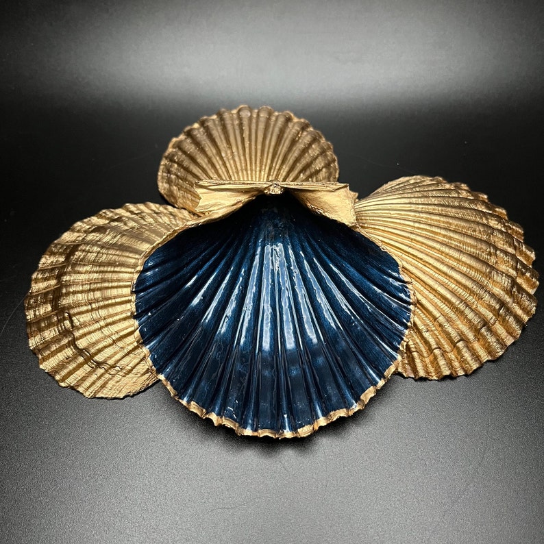 Pearl Scallop Shell Coastal Beach Decor, Nautical, Ring Trinket Dish ...